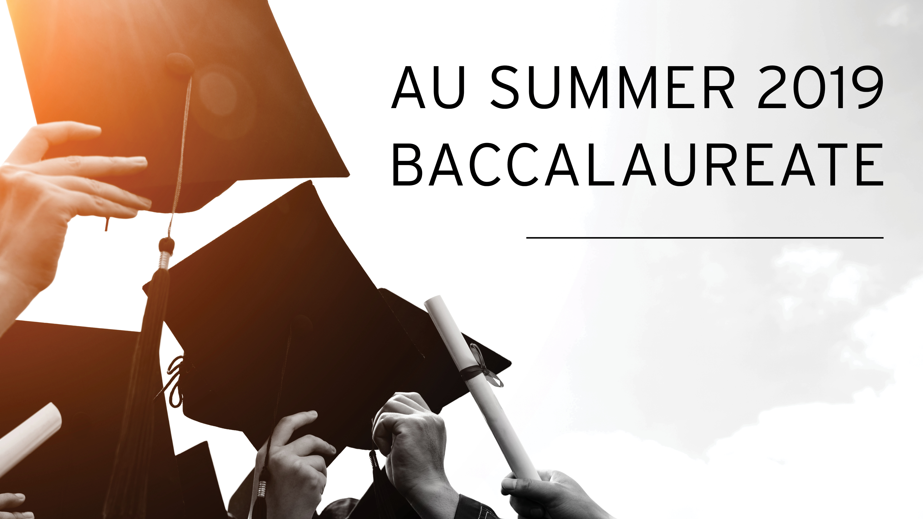 AU SUMMER 2019 BACCALAUREATE | Pioneer Memorial Church