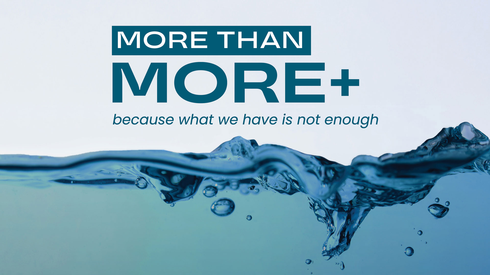 More Than MORE+ | Pioneer Memorial Church